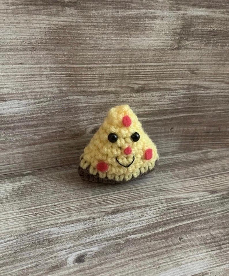 Crochet Pattern Mini Pizza Beginner’s Friendly Written PDF Pattern - Etsy