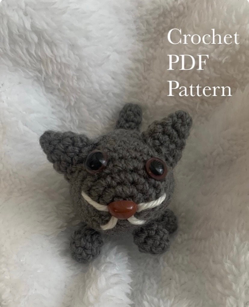 Crochet Pattern Mini Loaf Kitty Easy Writteen PDF DIY Miniature - Etsy