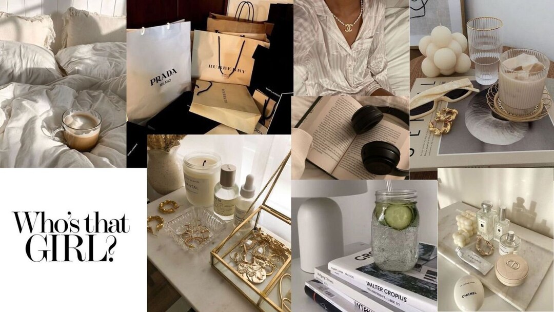 It Girl Vision Board, Manifestation Vision Board, Downloadable Vision ...