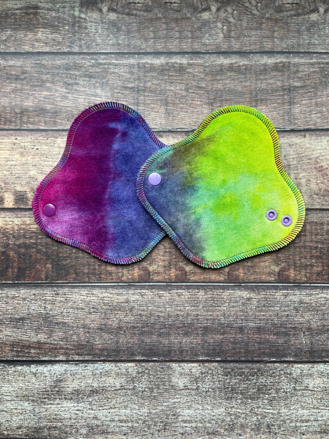 OBV Pantyliners Set of 2 6 Cloth Liners Organic Bamboo Velour Top ...