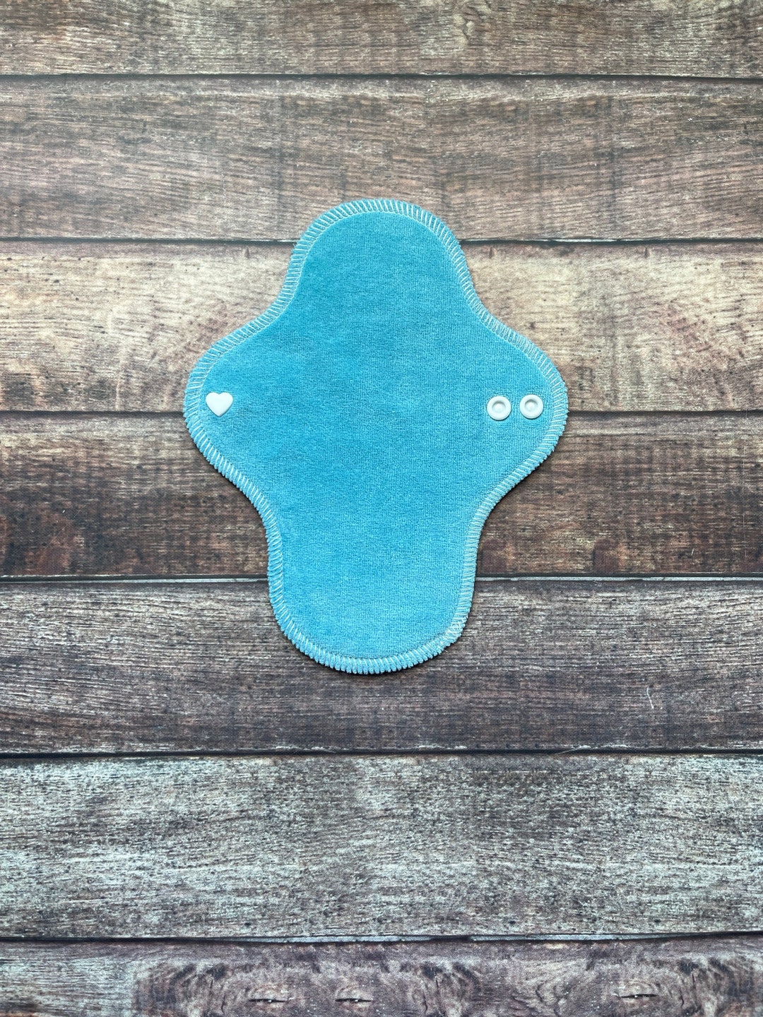 Reusable Cloth Menstrual Pad 6–16” | Light Blue Cotton Velour Mama ...