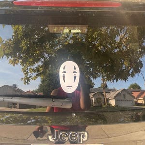 No Face Vinyl Decal - Etsy