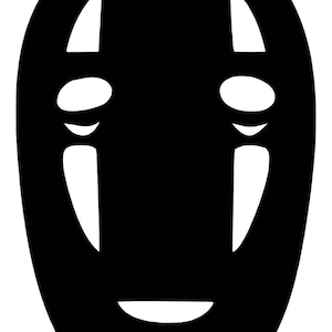 Spirited Away No Face Digital *FILE* - Etsy
