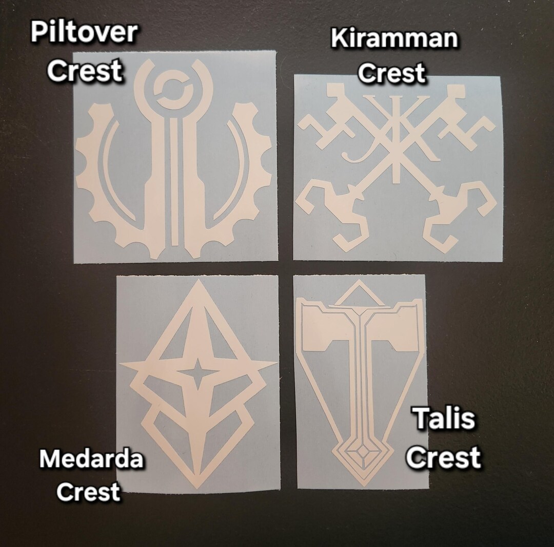 Arcane Inspired House Crests Vinyl Decals - Etsy