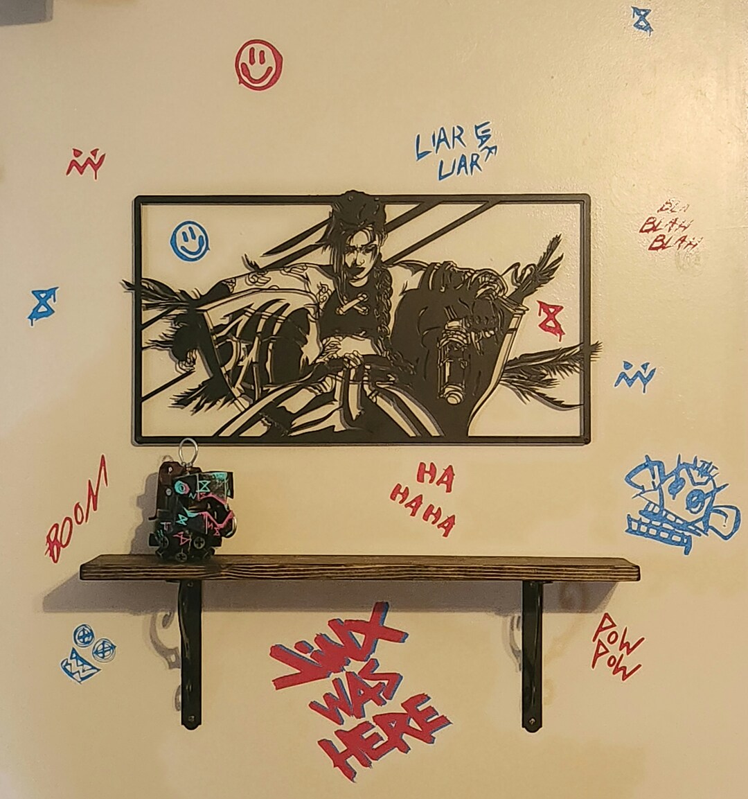 Arcane Inspired Jinx Grafitti Vinyl Decal Set - Etsy