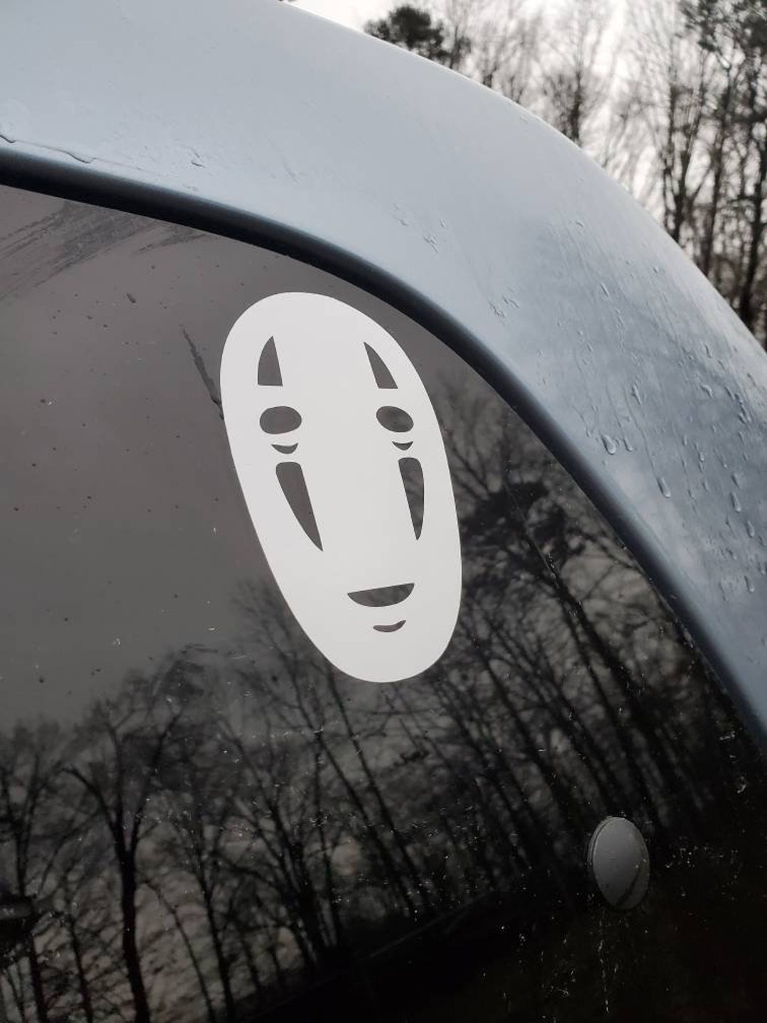 No Face Vinyl Decal - Etsy