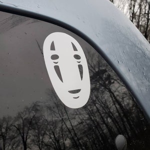 No Face Vinyl Decal - Etsy