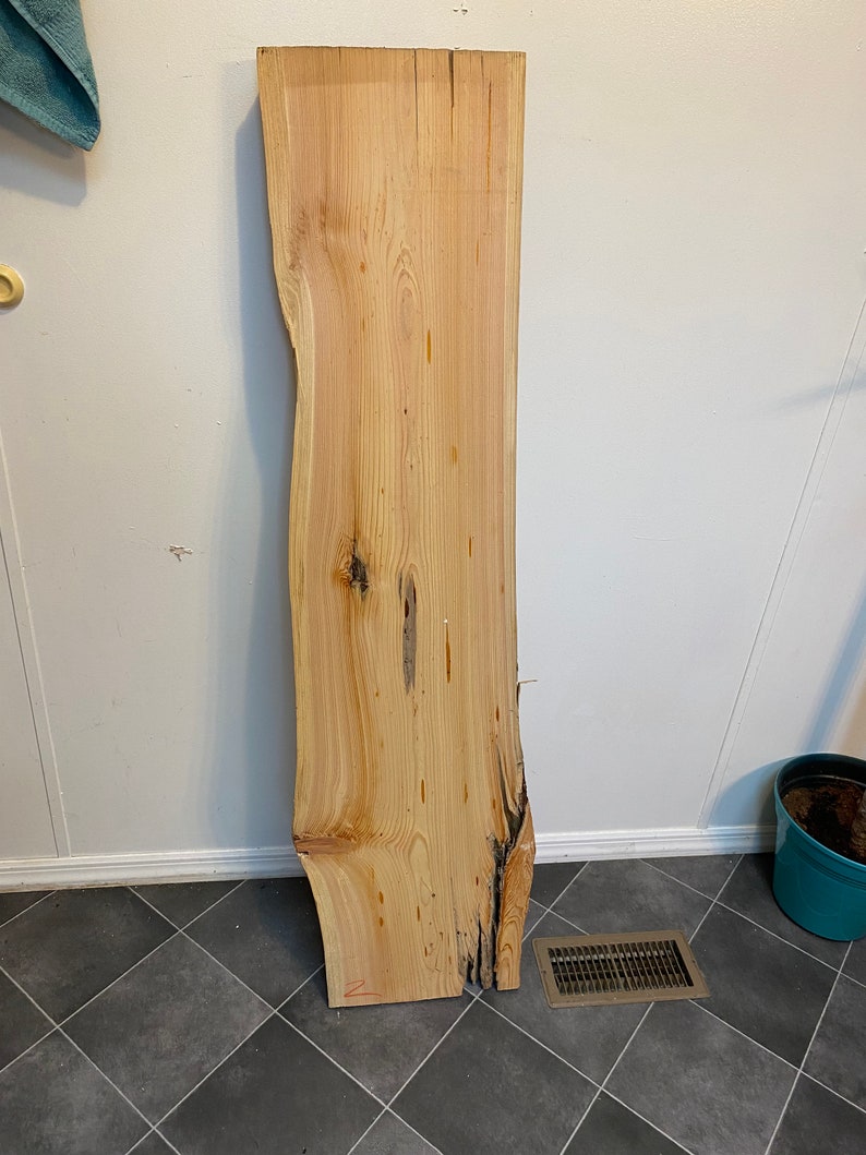 Live Edge Cedar Slab 53" X 12" Combined X 2.25" - Etsy