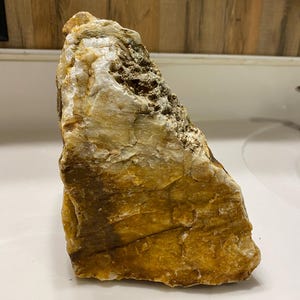 Large Quartz Rock White , Carmel 8" X 5" X 4" Deep. Stunning Display - Etsy
