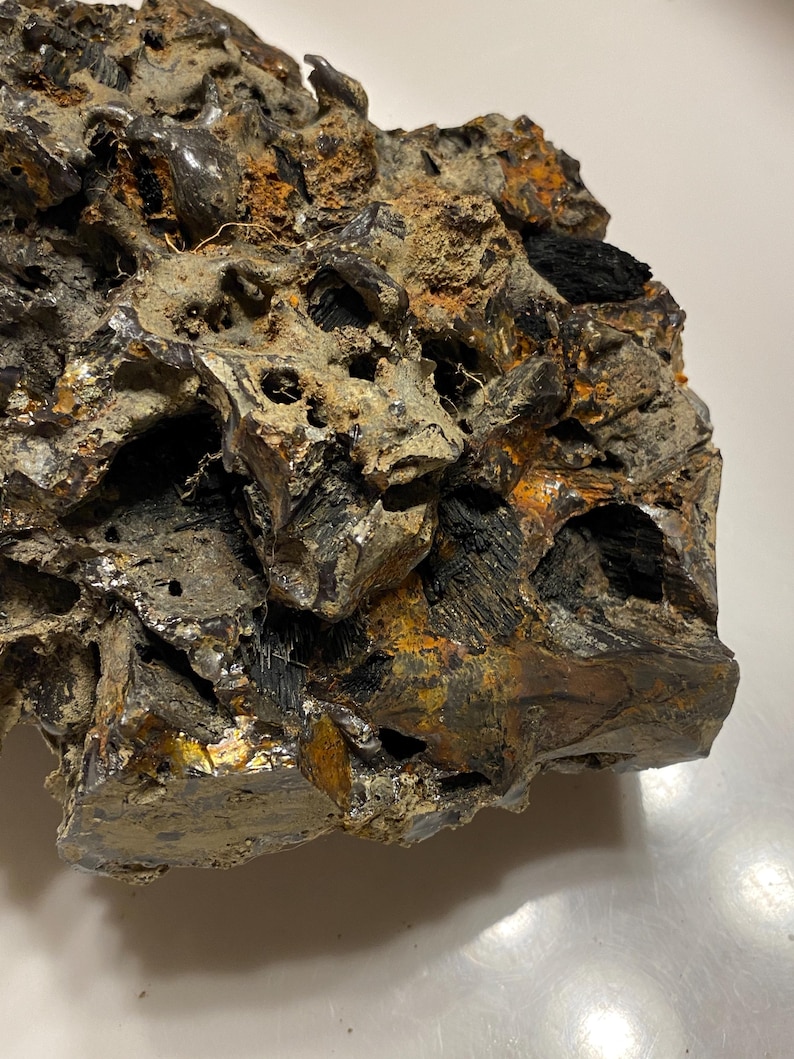 Iron Slag Glass 4.5 Pounds Late 1700s 8" X 6" X 4" - Etsy