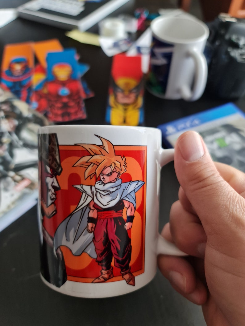 MUG With Fanart Dragon Ball Z- MUG With Inspired of DBZ Illustration ...