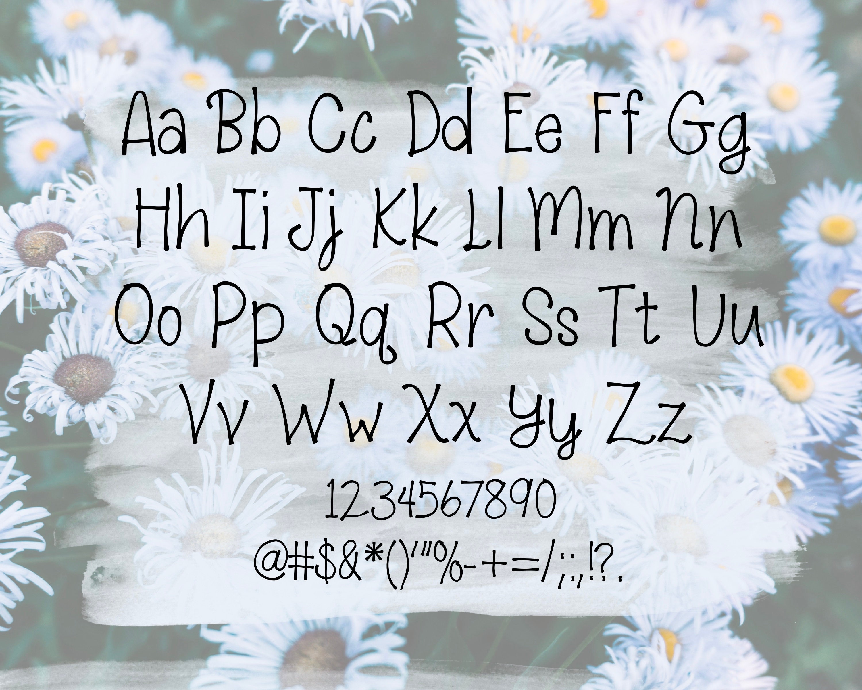 Wildflowers Font, TTF and OTF Font Download, Handwritten Digital Font ...