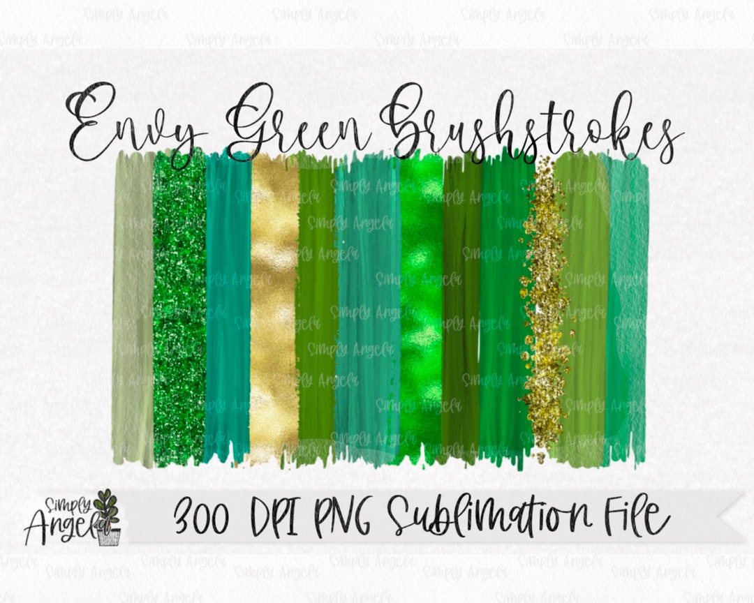 Brush Strokes PNG, Brushstrokes Sublimation Design, Brush Stroke ...