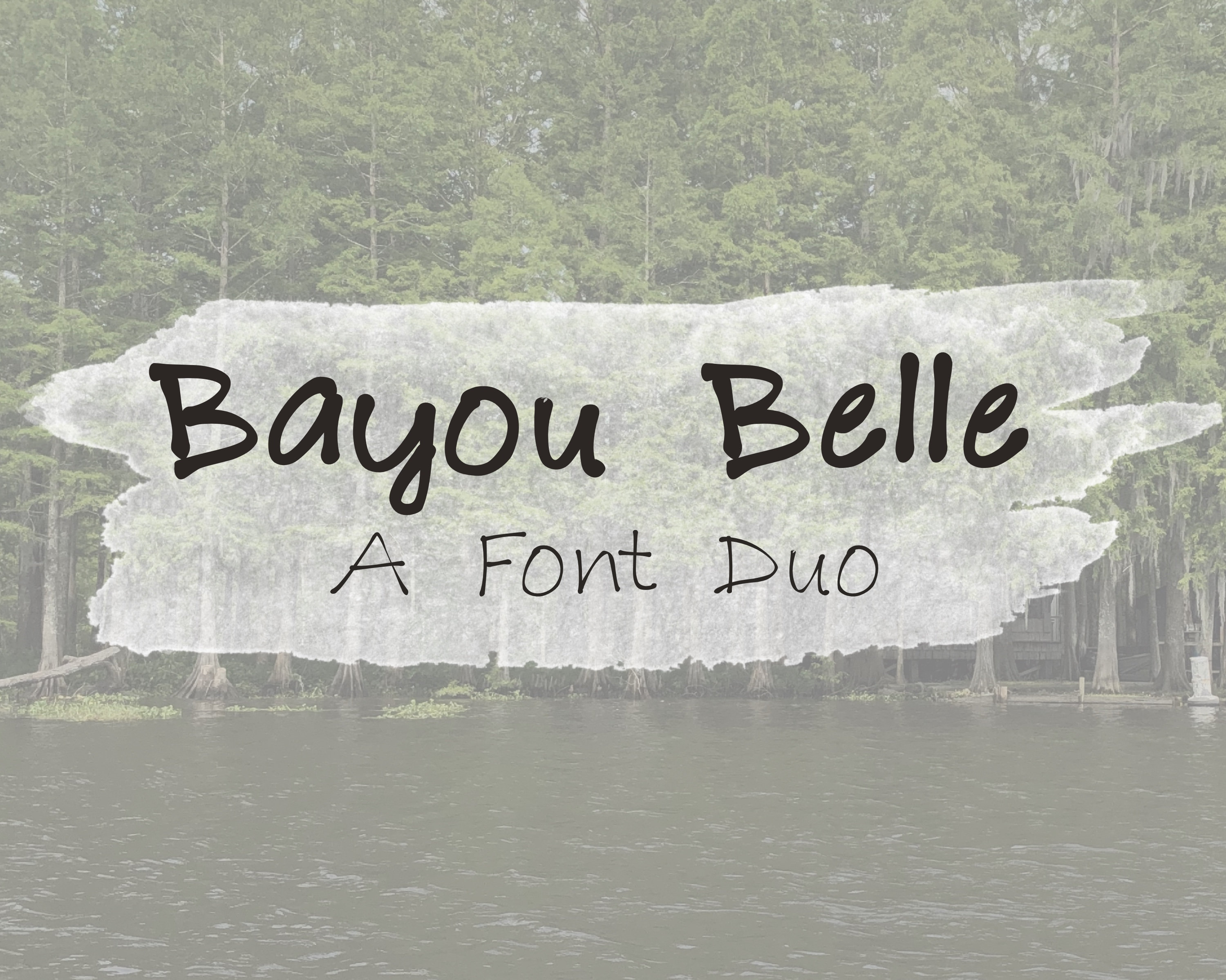 Bayou Belle Font, Handwritten Font Duo, TTF and OTF Font Download ...