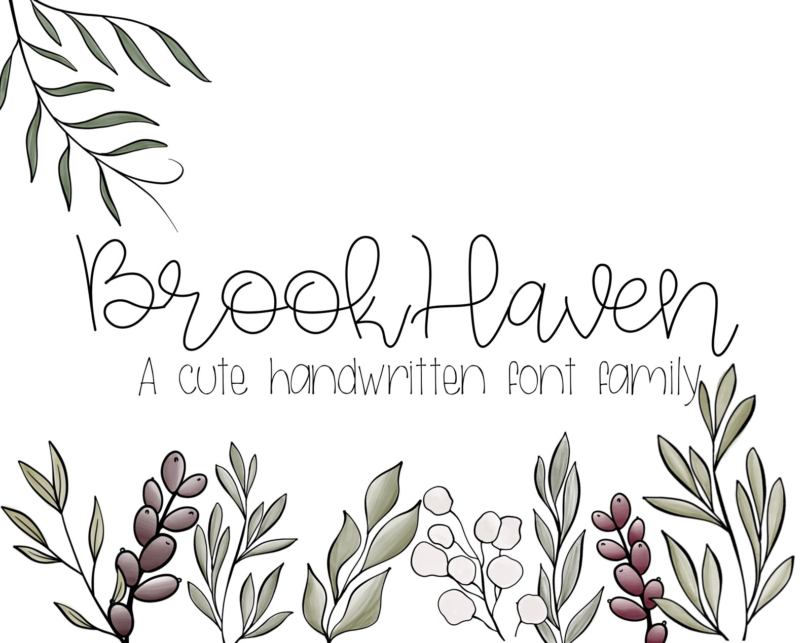 Handwriting Font Bundle Commercial Fonts Corjl Fonts Circut - Etsy