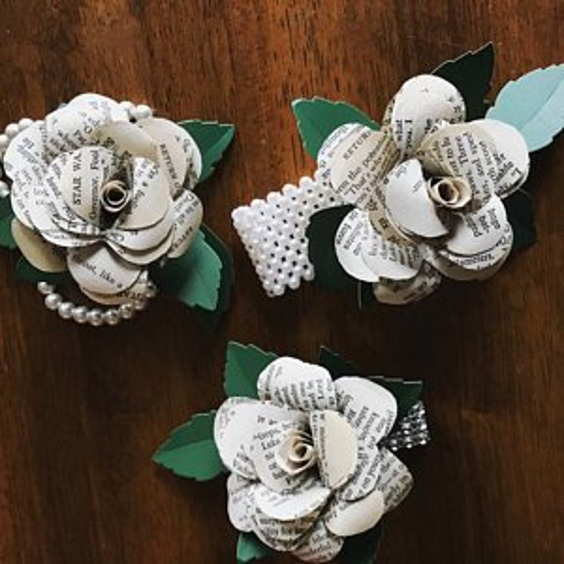 Paper Flower Corsage - Etsy