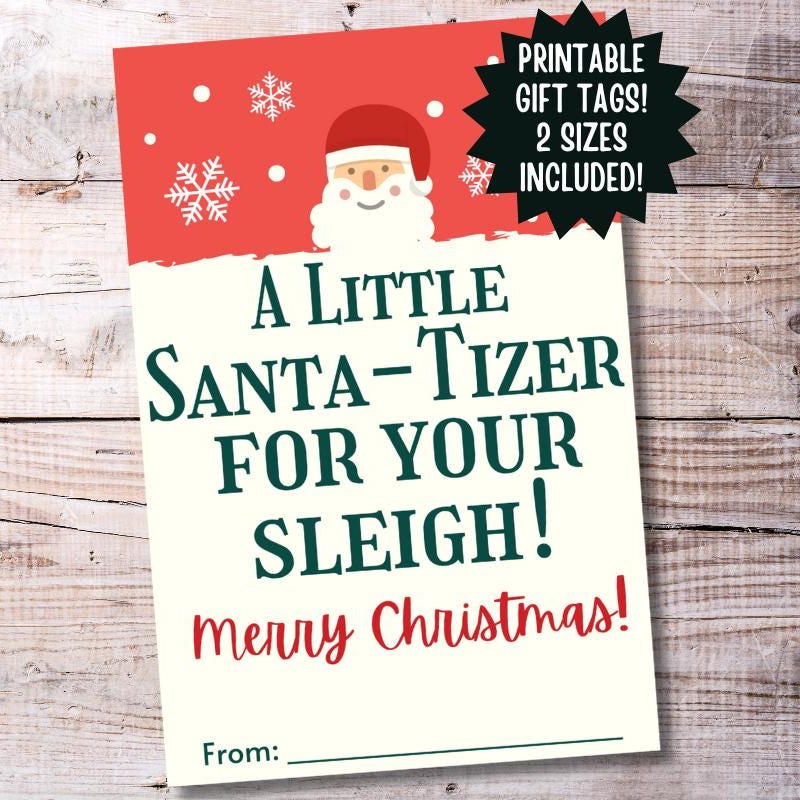 Santa Tizer - Etsy