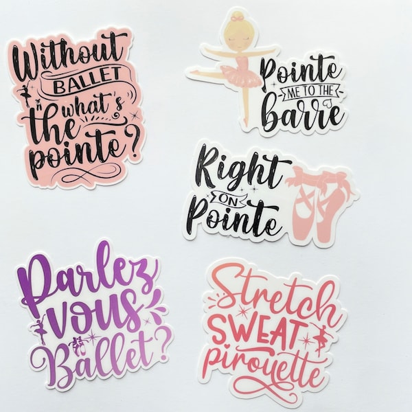 Ballet Sticker - Etsy