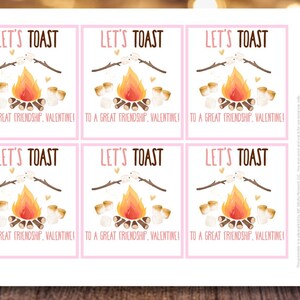 S'MORE VALENTINE Printable Cards | Instant Download PDF | Kid Classroom ...