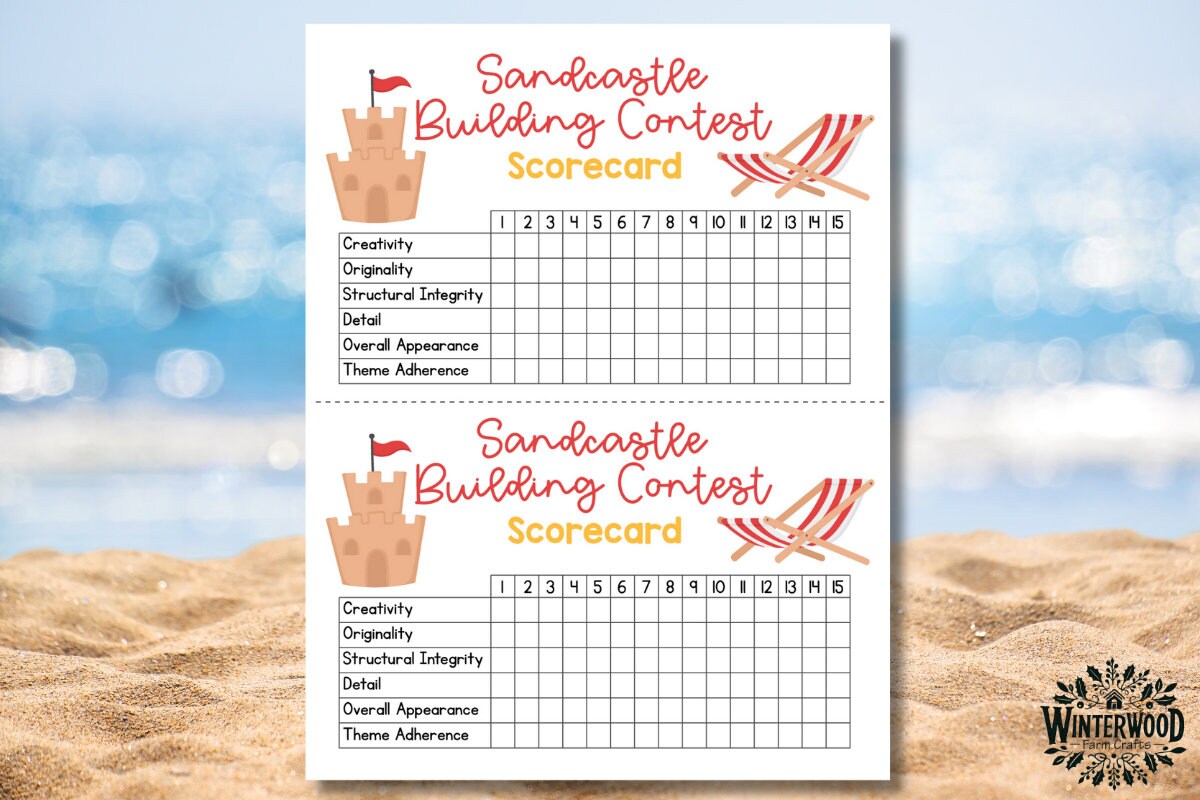 Printable BEACH Day GAMES and ACTIVITIES Pack Diy Shore Digital ...