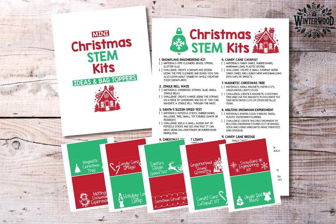 Christmas STEM Activity Printable Pack – Perfect for Teachers, Parents ...