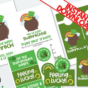 You've Been SHAMROCKED | St. Patrick's Day Leprechaun Secret Gift ...