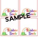 Printable RAINBOW SEEDS Bag Toppers for Candy Party Favors | St Patrick ...