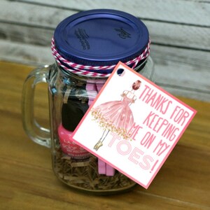 Keeping Me on My Toes BALLET DANCE Teacher Theme Thank You Gift Tags ...