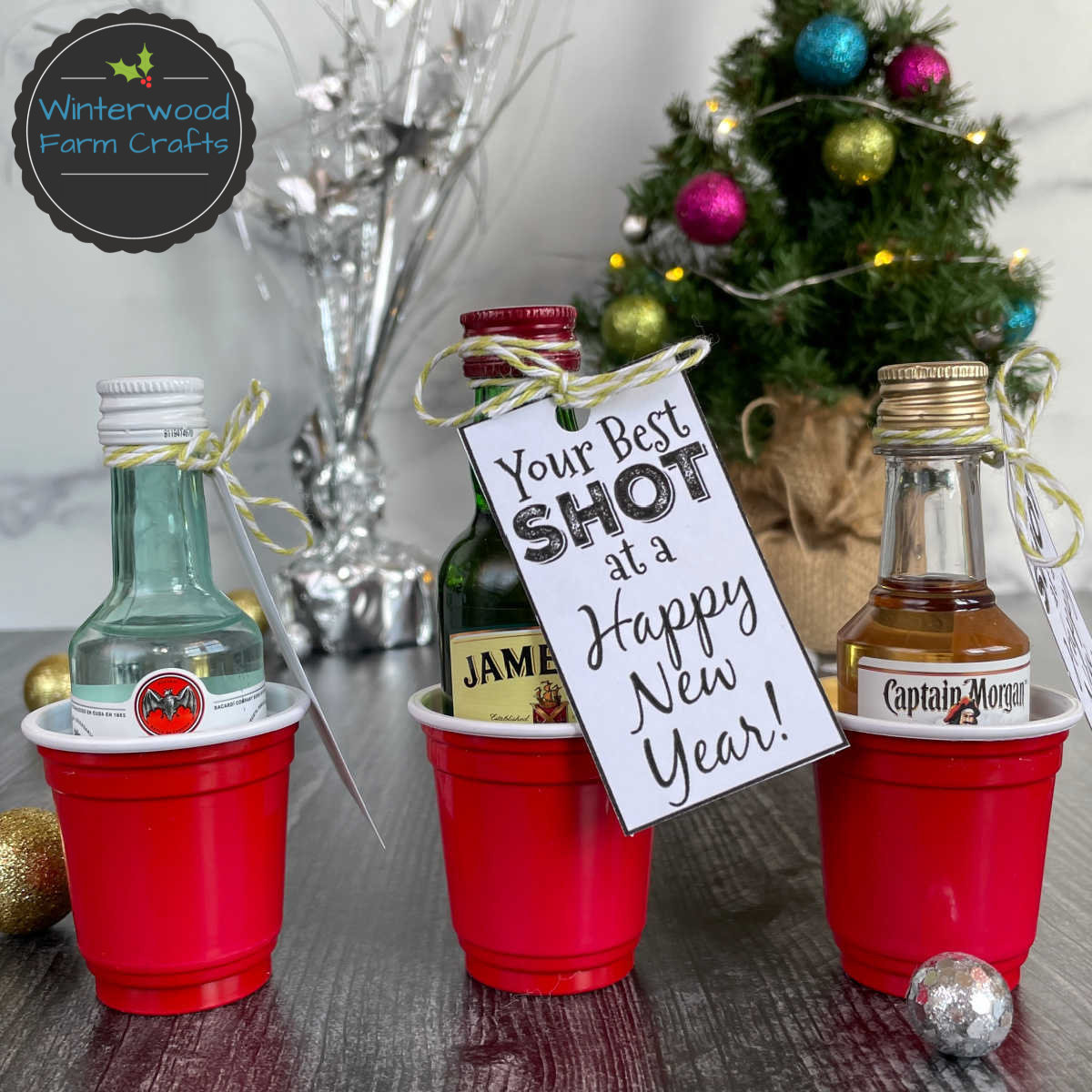 New Year's Eve Gift Tags | Alcohol Gift Tags | Funny Office Co-worker ...