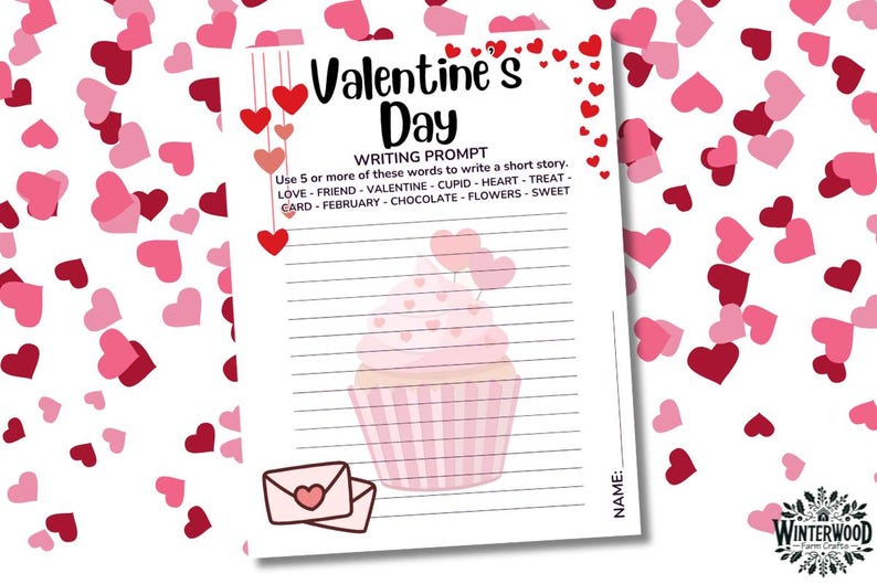 Valentine’s Day Writing Prompt | February 14 Fun Creative Writing ...
