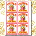Teacher POPCORN Themed PRINTABLE Gift Tag | Teacher Appreciation ...