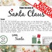 Printable Santa IOU Letter | Christmas Eve | Letter to Kids | Letter ...