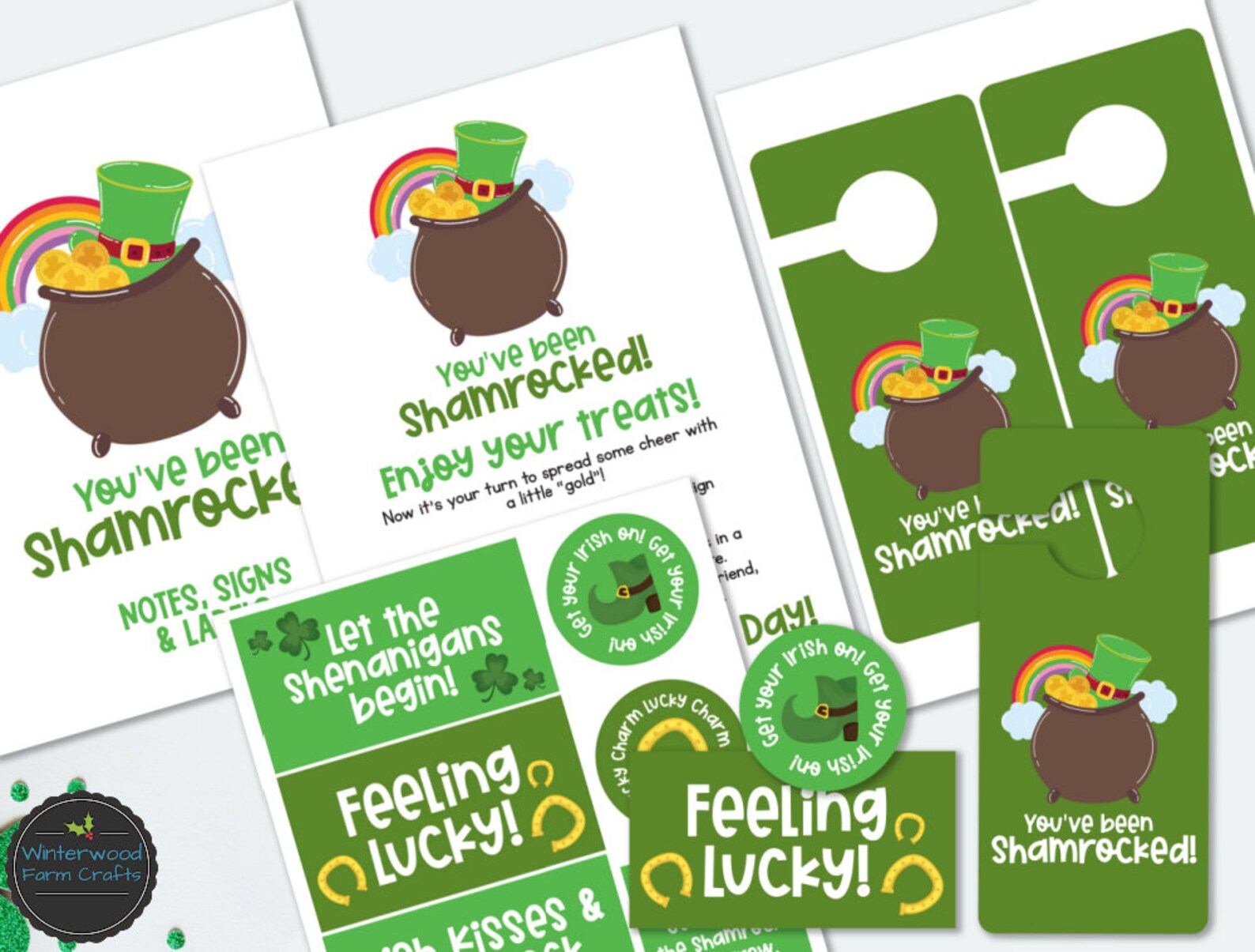 You've Been SHAMROCKED | St. Patrick's Day Leprechaun Secret Gift ...