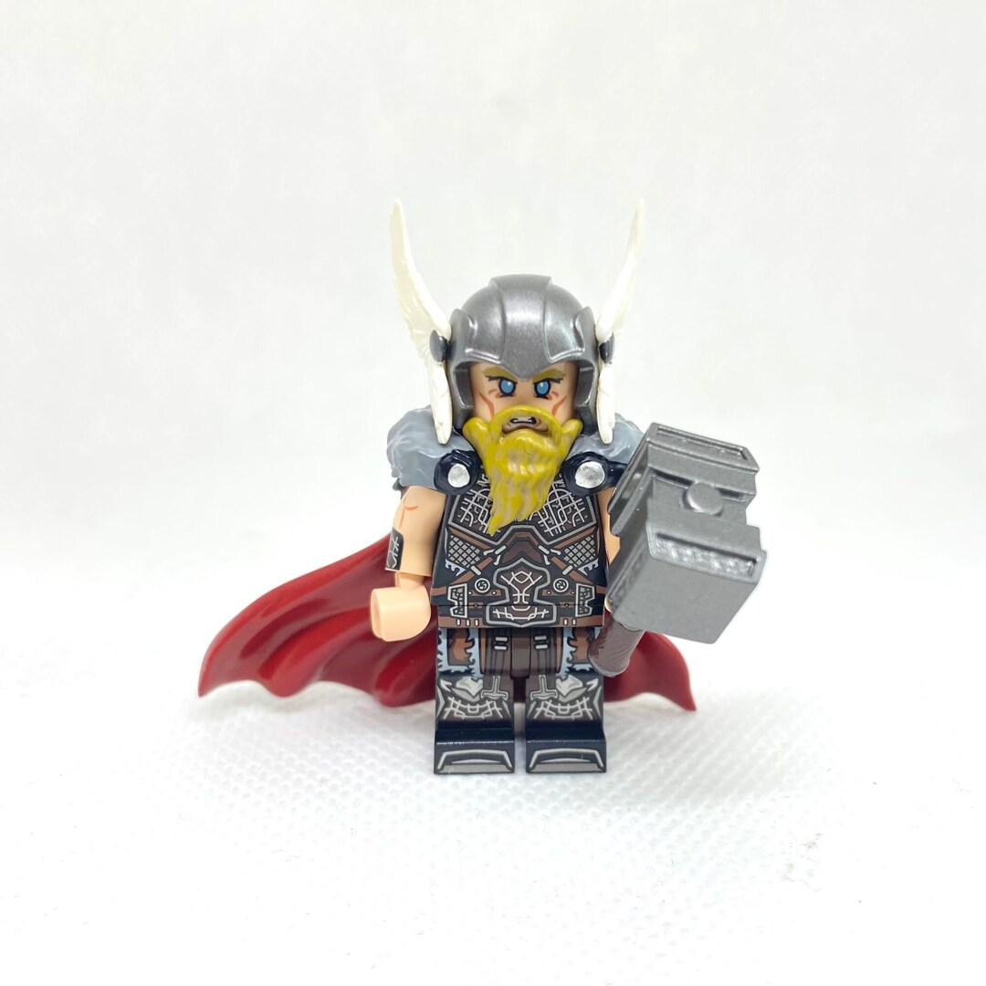 Viking Thor Black Mini-figure - Etsy