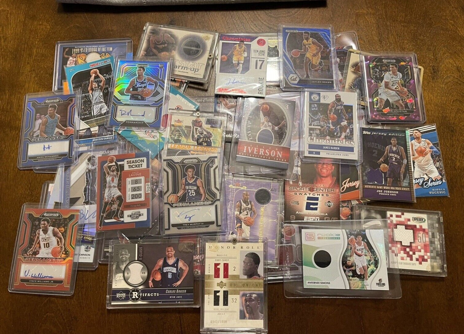 5 Random NBA STAR Mystery Pack Guaranteed Color, Autos, Numbered, Patch ...