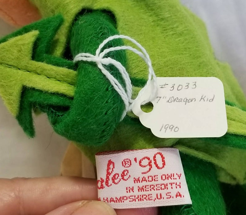 Annalee 7" Dragon Kid - Mint / Near Mint - 303390 - 1990 - Etsy