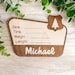 National Forest Birth Stats Sign / Baby Name Sign / Wooden New Born ...