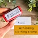 Lightning Bolt Clothing Name Stamp | Kids Daycare, Camp - Etsy