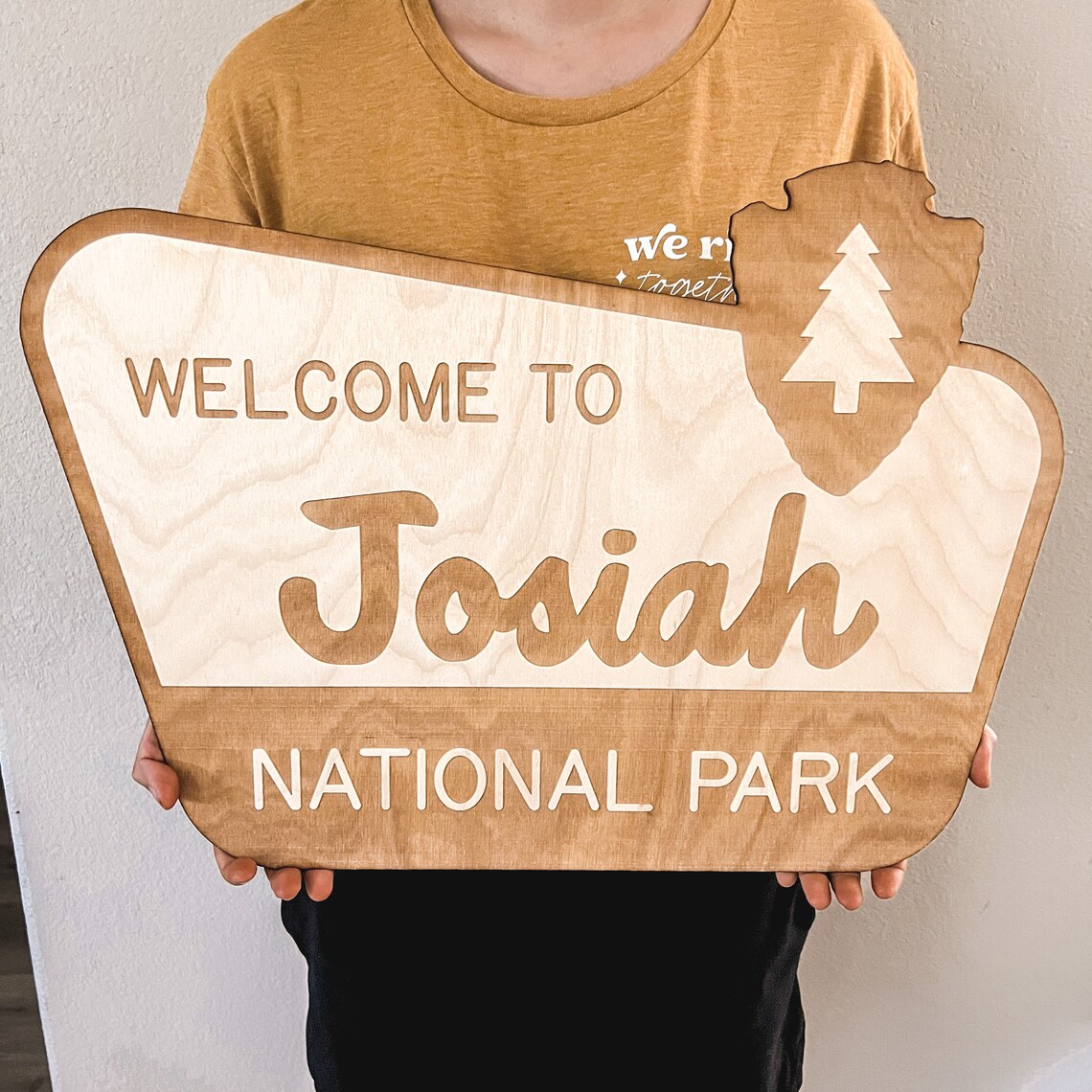 National Park Sign / Baby Name Sign / Last Name Sign / Wooden - Etsy