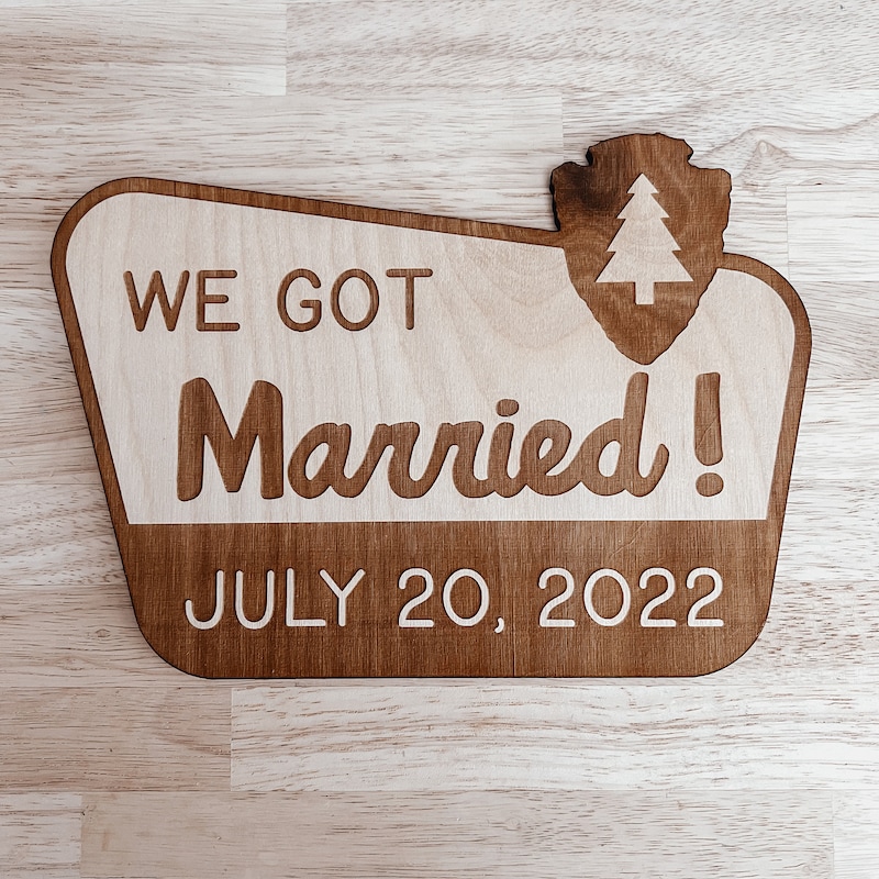 We Got Married - Etsy