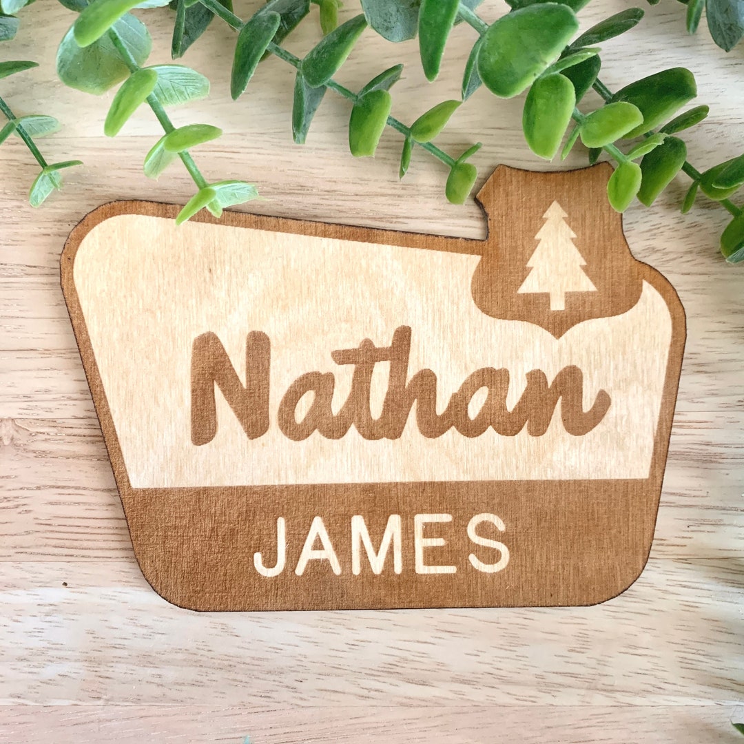 National Park Sign / Baby Name Sign / Last Name Sign / Wooden Name Sign ...