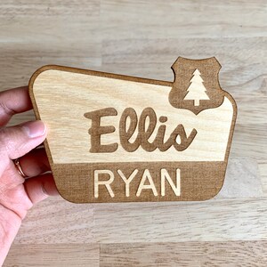 National Park Sign / Baby Name Sign / Last Name Sign / Wooden Name Sign ...