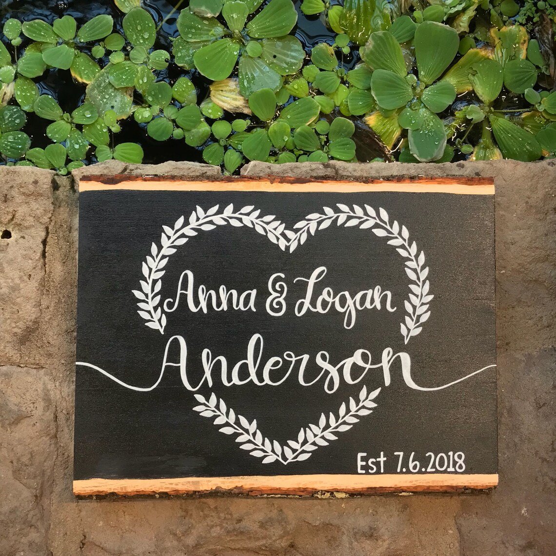 Wedding Plaque Custom Couple Sign Wood Plaque Wedding - Etsy