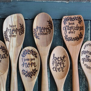 Mothers Day Gift |personalized Wooden Spoon | Mothers Day Gift Ideas ...