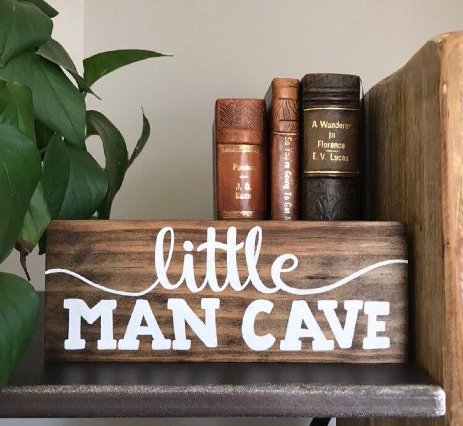 Little Man Cave Wood Sign Nursery Sign Nursery Wood Sign | Etsy