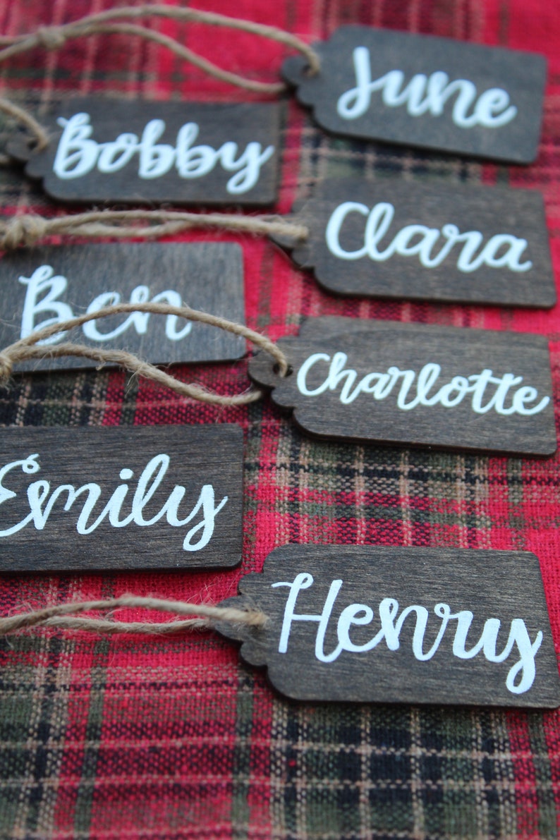 Personalized Gift Tags Custom Calligraphy Gift Tags | Etsy