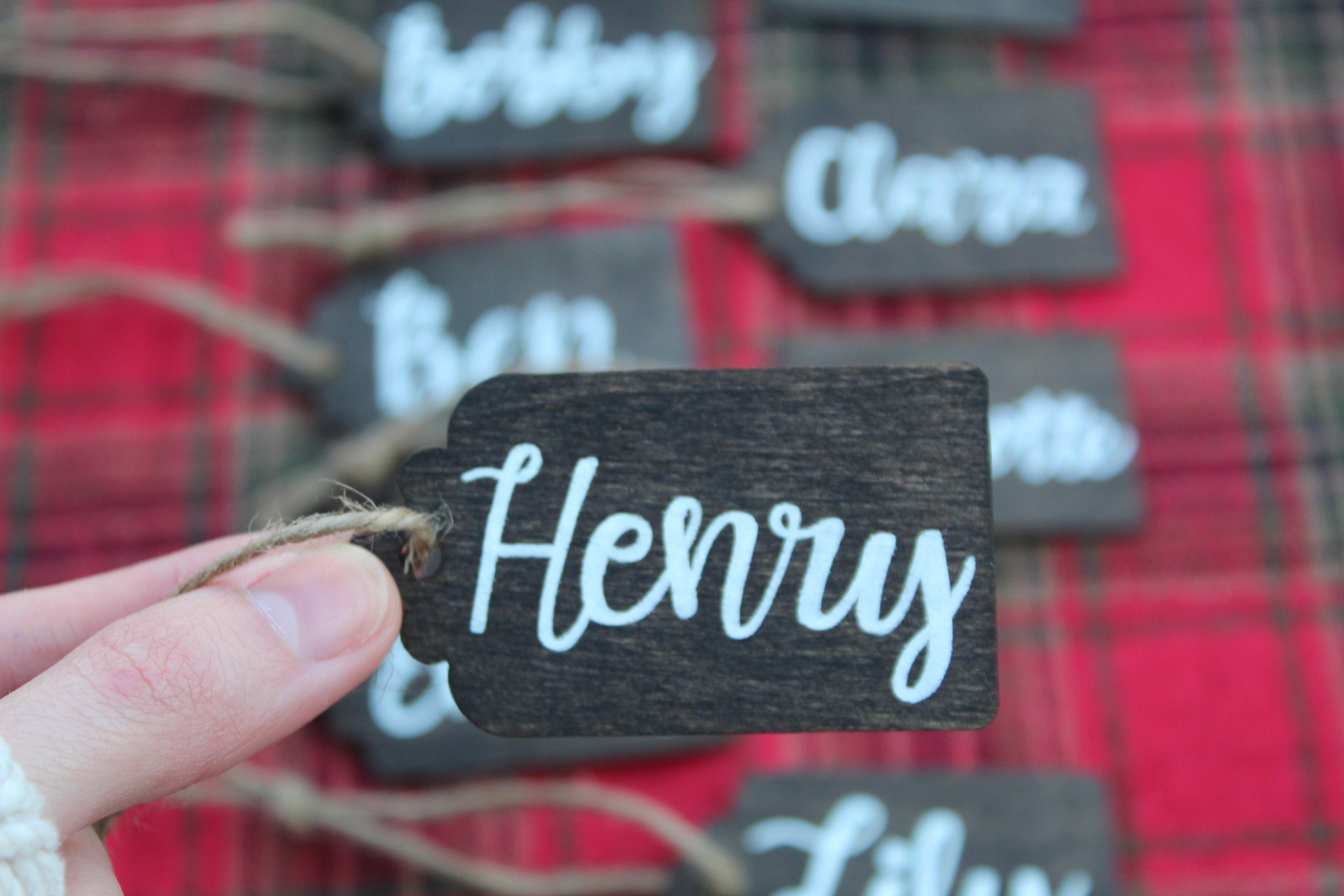 Personalized Gift Tags Custom Calligraphy Gift Tags | Etsy