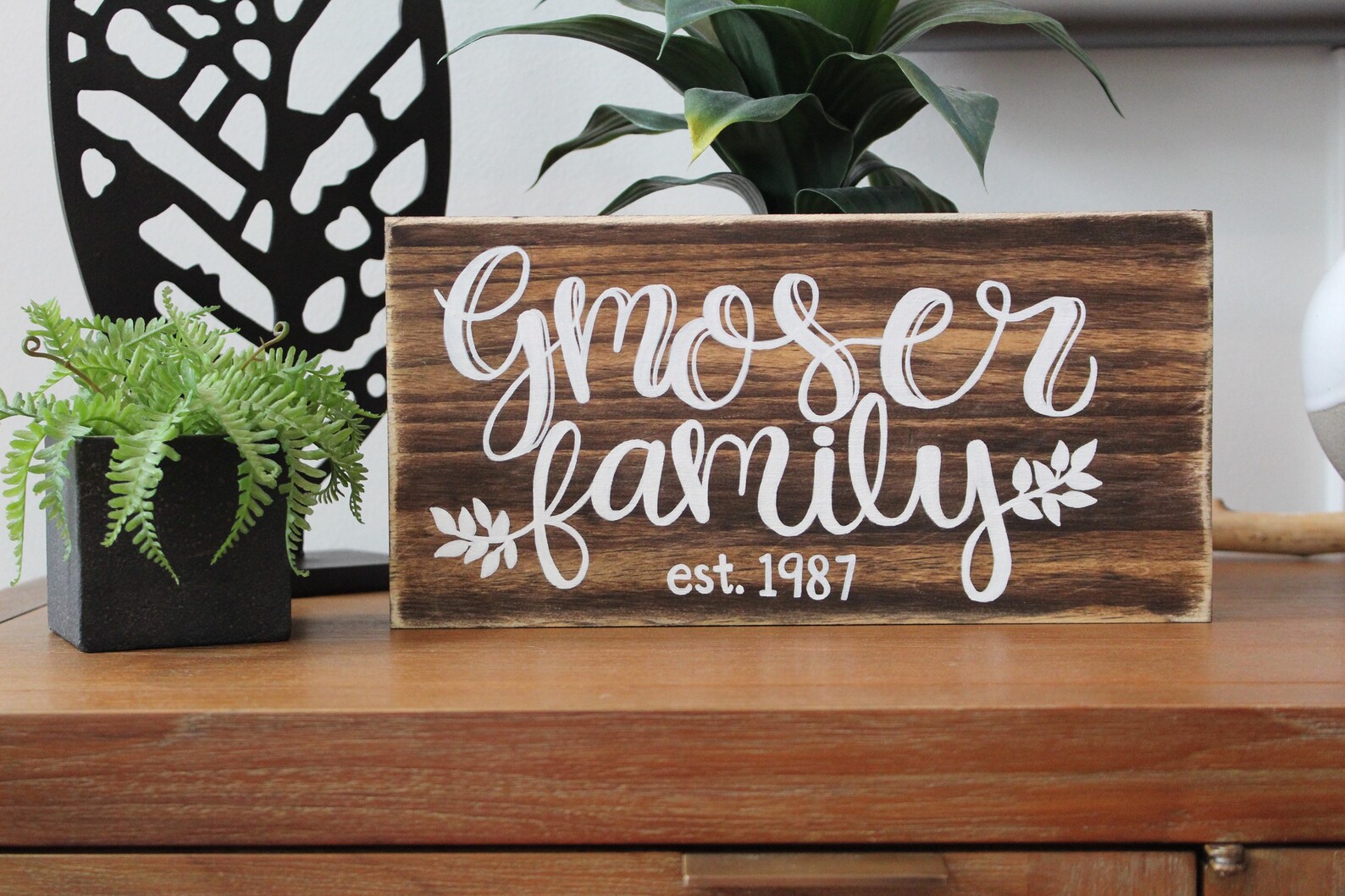 Family Established Sign Family Established Wood Signs | Etsy