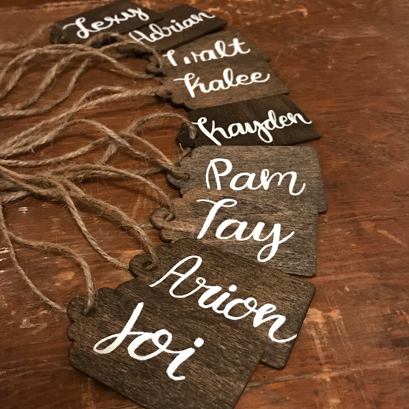 Personalized Gift Tags Custom Calligraphy Gift Tags | Etsy