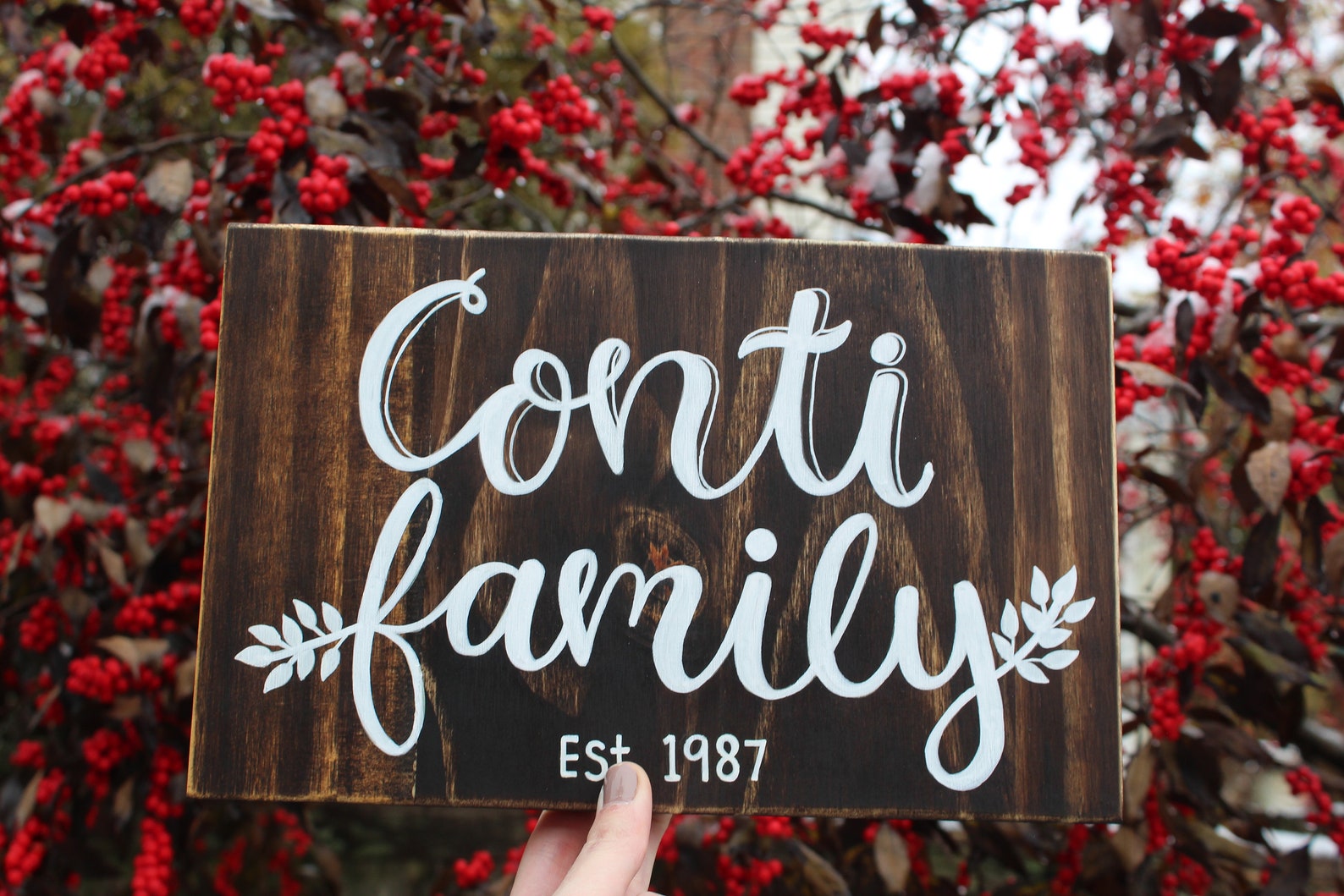 Family Established Sign Family Established Wood Signs | Etsy